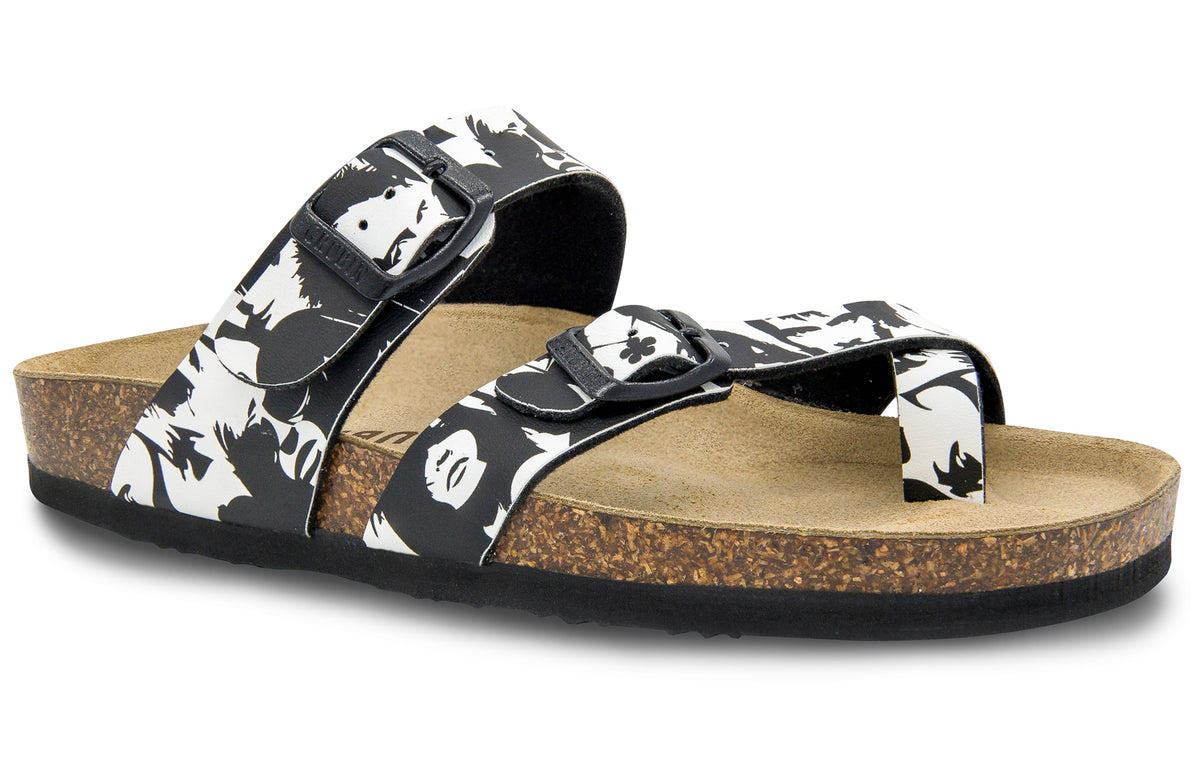 Arena Women's Anatomic Sandals black&white – grubin